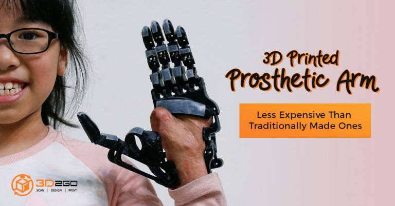 3D Printed Prosthetic Arm - 3D2GO Philippines | 3D Printing Services