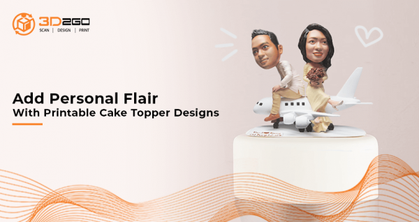 Add Personal Flair With 3D Printable Cake Topper Designs - 3D2GO ...